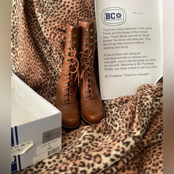 BC Footwear | Shoes | Bc Footwear Hanna Boots 8m Brown Laceup From ...